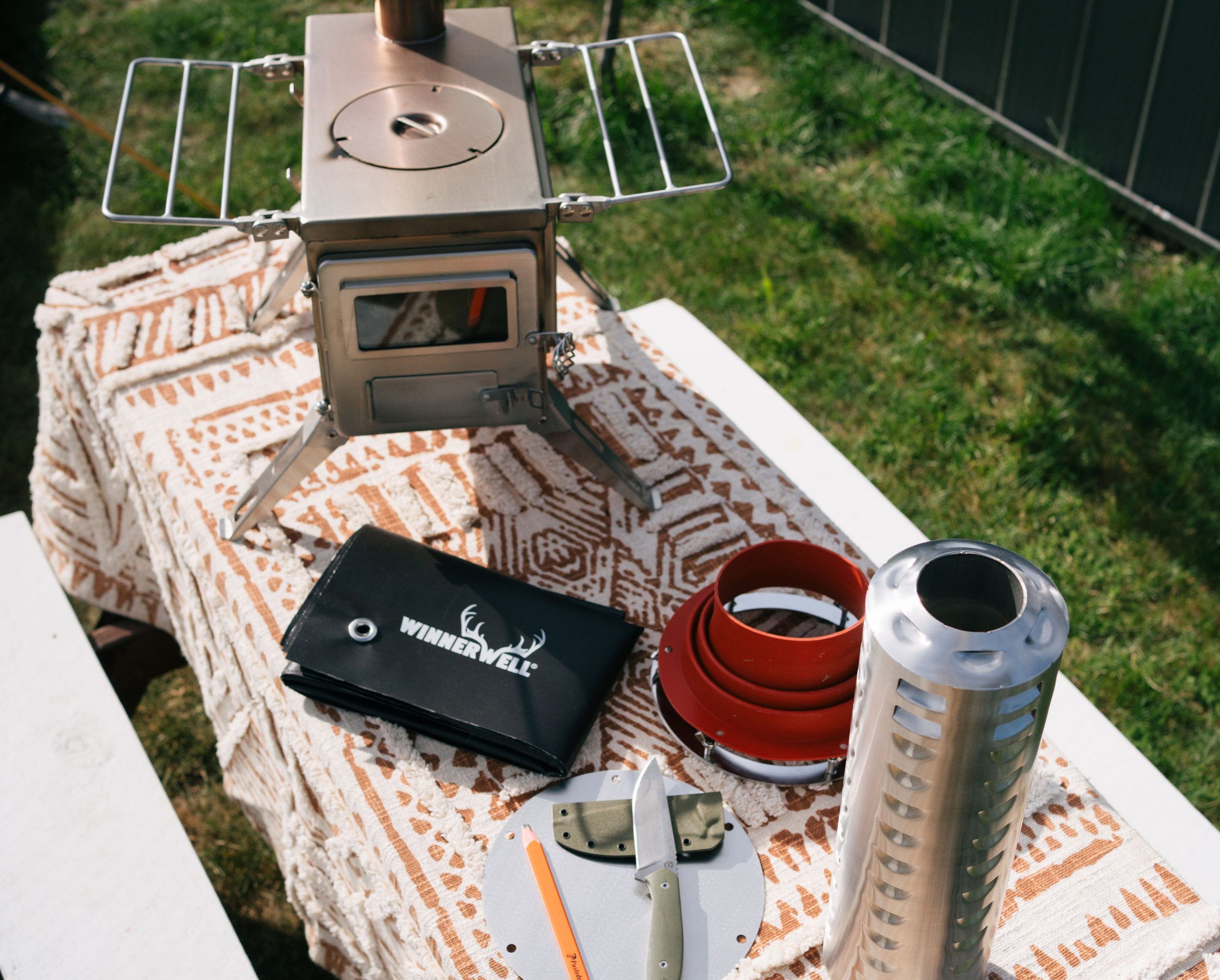 tent burning reading